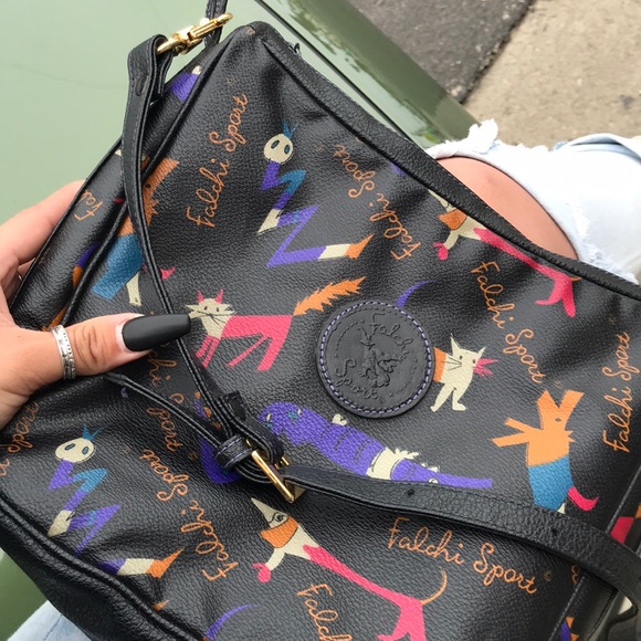 Carlos Falchi | Bags | Vintage 8s Falchi Sports Animal Crossbody Bag ...